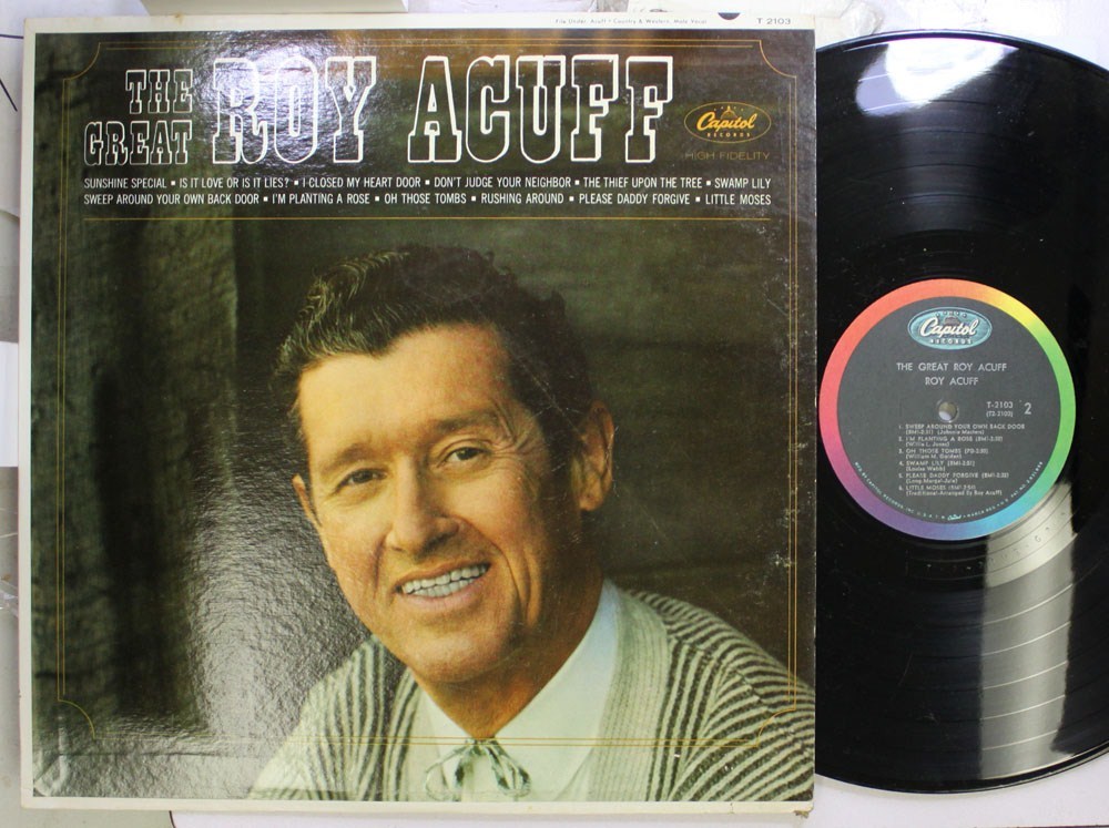 Country Lp Roy Acuff The Great Roy Acuff On Capitol | eBay