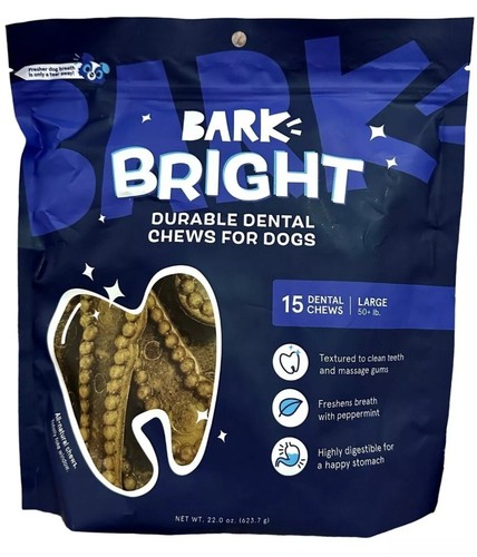 Bark Bright Durable Dental Chews For Dogs With Toothpaste | eBay