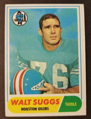 1968 TOPPS FOOTBALL #94 WALT SUGGS HOUSTON OILERS EXCELLENT CONDITION ...