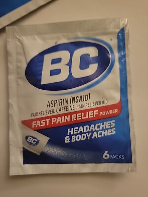 BC Aspirin 6 Powder Stick Packs 5 Count 30 Sticks | eBay