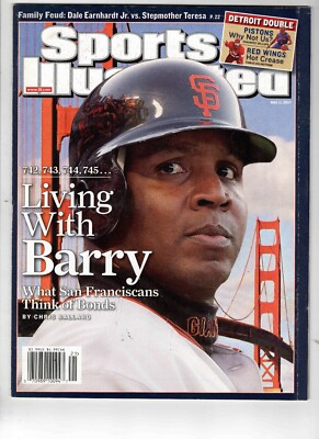 May 21 2007 Sports Illustrated Magazine Barry Bonds Giants Newsstand | eBay