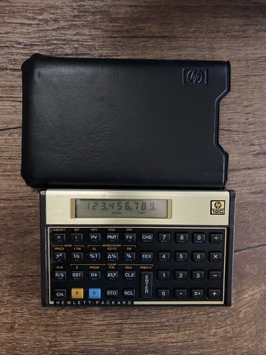 Vintage Hewlett Packard HP 12C Calculator (Tested) | eBay