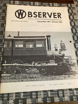 O&W Observer Vols. 16-17, Nos. 10-1, Dec. 1981-Jan. 1982 Calendar w ...