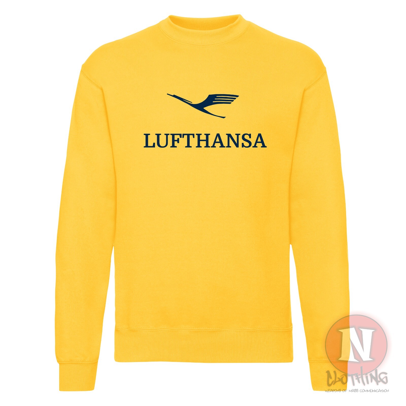 Lufthansa airline sweatshirt Classic 1953 - 63 logo air crew airports ...
