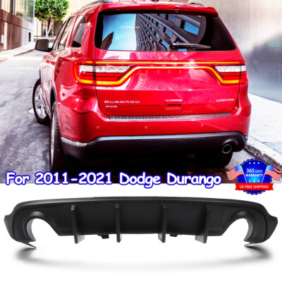 Rock Style Rear Diffuser Shark Fins Lip Cover For Dodge Durango SRT R/T ...