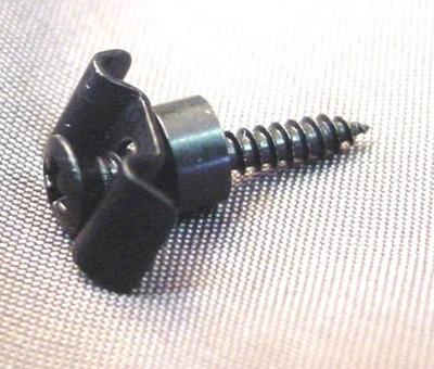 BLACK GUITAR STRING TREE FOR STRAIGHT HEADSTOCK UPPER STRINGS retainer ...