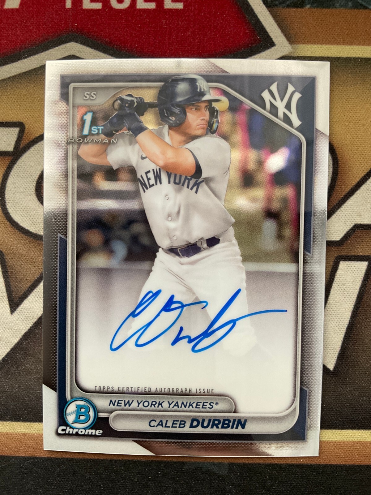 Caleb Durbin 2024 Bowman Chrome Baseball 1st Bowman Auto #CPA-CD | eBay