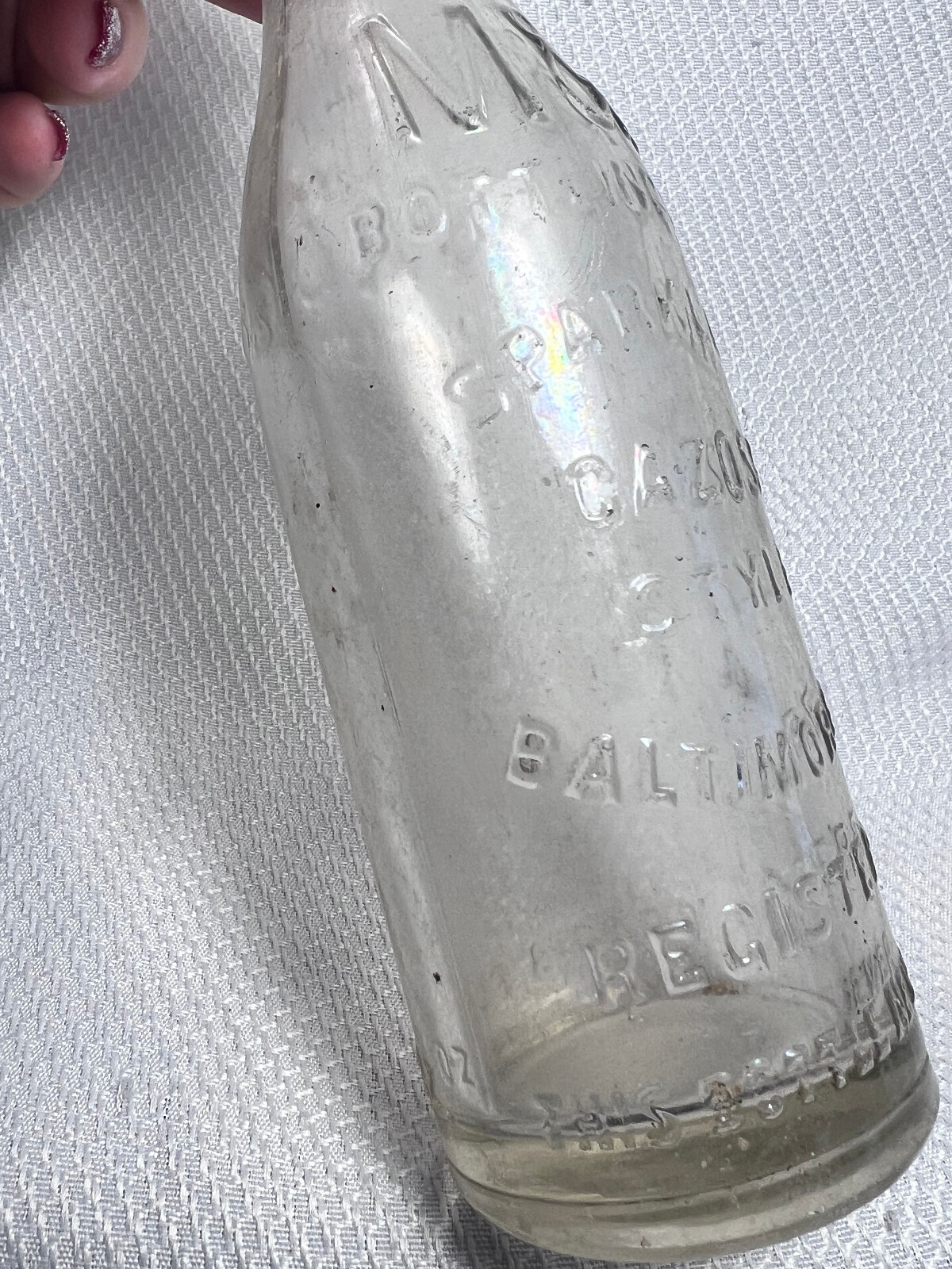 M & P Bottling Wks Sparkling Gazosa Style Baltimore MD 8 Oz Glass Soda ...