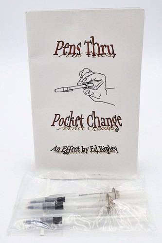 Vintage Collectible Pens Thru Pocket Change by Ed Ripley Coin Magic ...