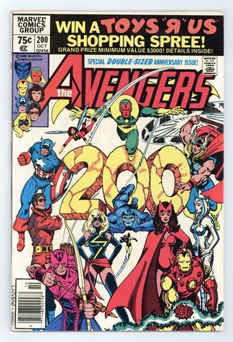 Avengers 200N VG 4.0 1980 Low Grade | eBay