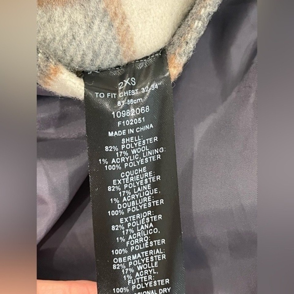 Asos Design Men's Wool Mix Full Zip Ecru Harrington Jacket | eBay UK