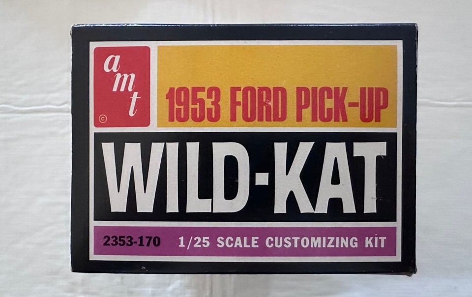 AMT 1953 Ford Wild-Kat Pick Up Model Kit: Open Box-Incomplete (2353-170 ...
