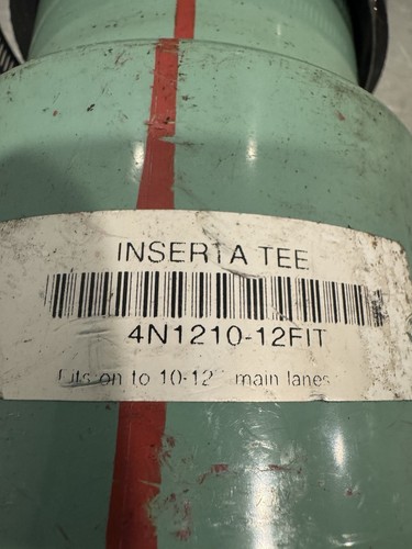 ADS Inserta Tee 4N1210-12FIT 4” N-12 Connection Fitting NEW! FREE ...