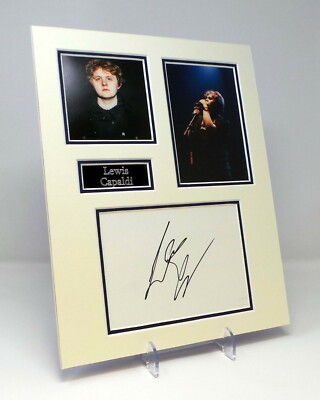 Lewis Capaldi Signed Mounted Photo Display + COA Someone You Loved ...