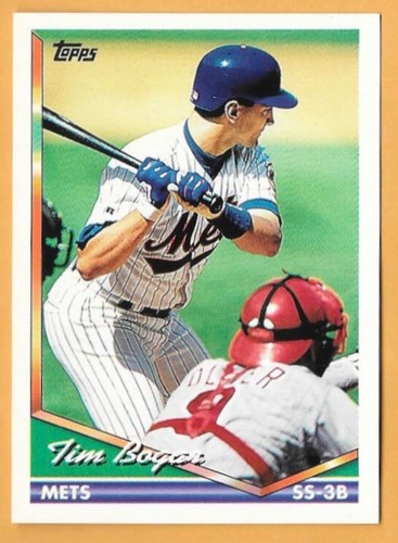 TIM BOGAR NEW YORK METS #509 - TOPPS NM-MT 1994 | eBay