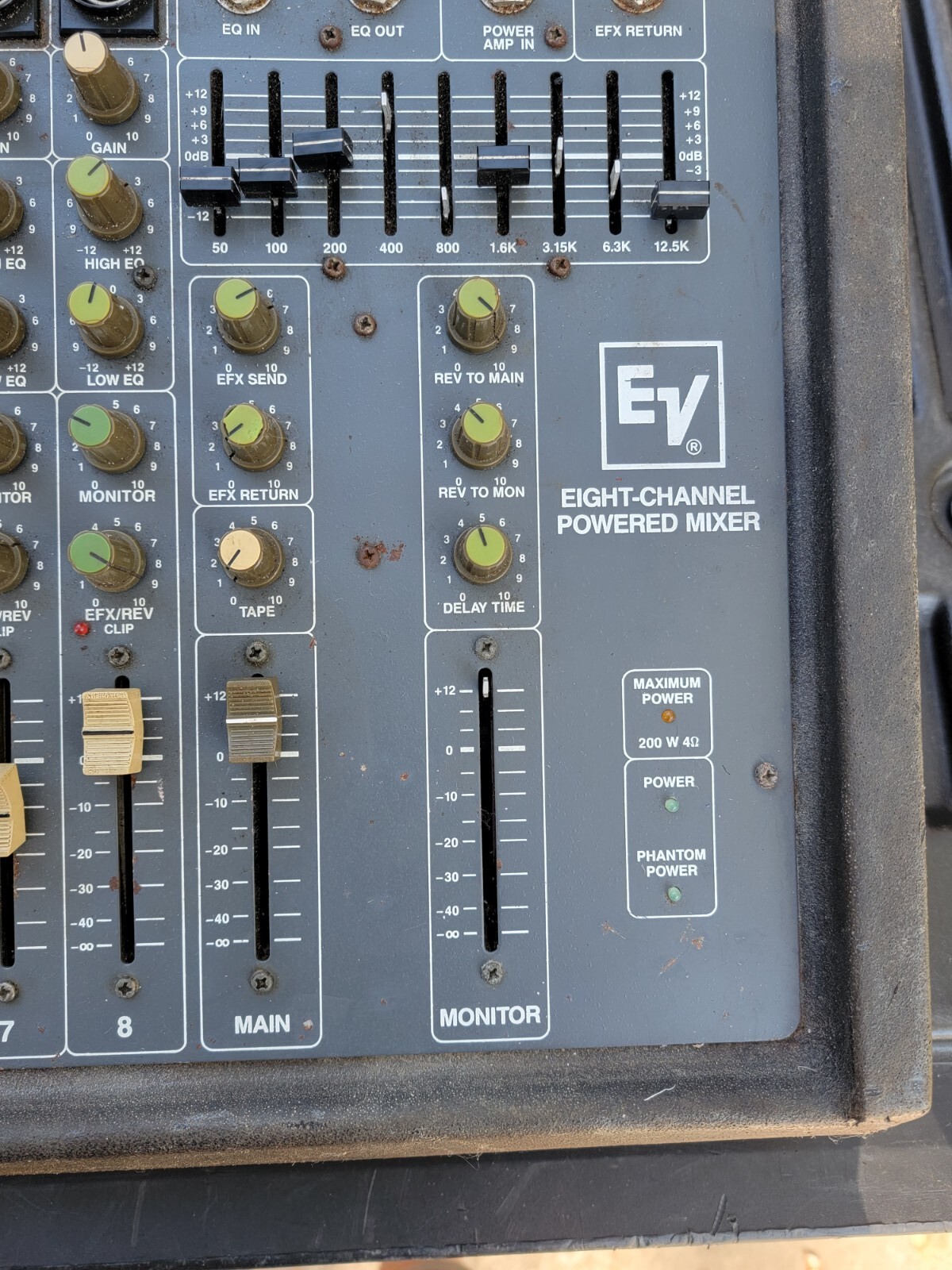 Electro Voice EV 81 PMX 200w EV 8 Channel Powered Mix Mixer UNTESTED | eBay
