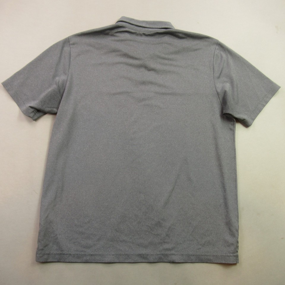 Travis Mathew Shirt Mens Large Short Sleeve Stripes Golf Gray Casual ...