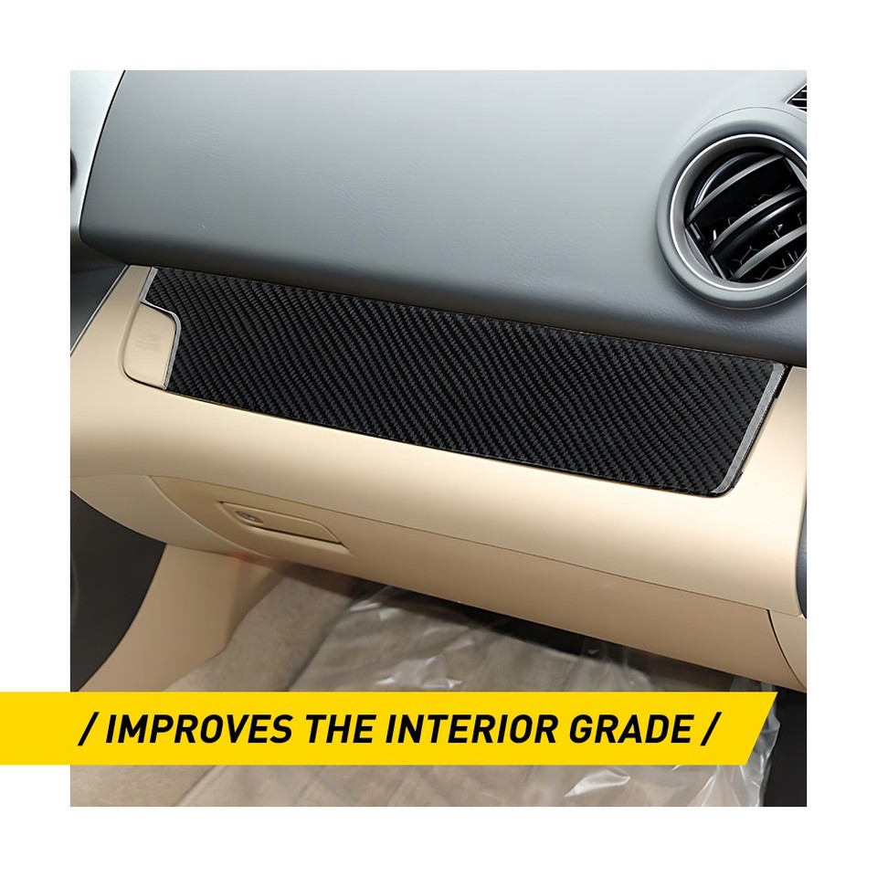 Carbon Fiber Co-Pilot Dashboard Panel Cover Trim For Toyota RAV4 2006 ...