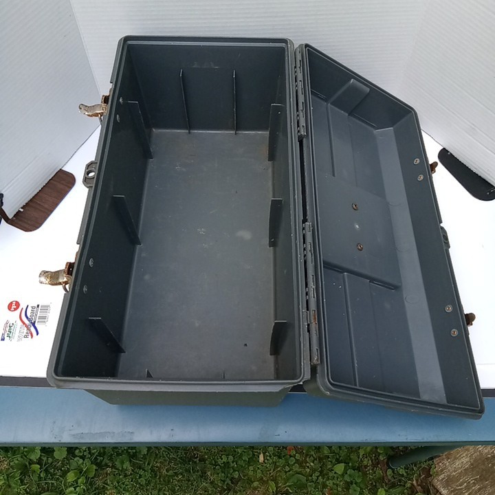 Vintage Contico Tuff Box 19" w/ Tray Utility Tool Box Made in USA | eBay