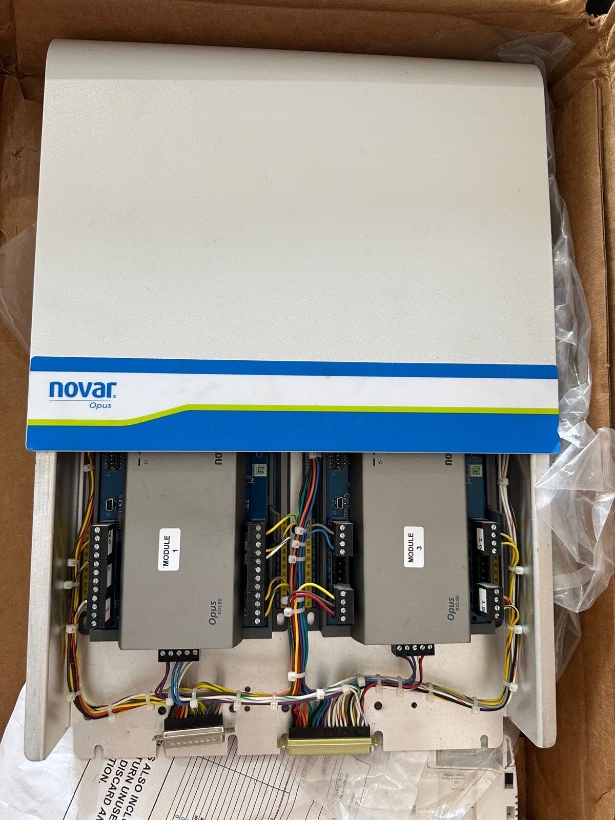 Novar Opus xio.80 (XIO-8U-B) UNIV INPUTS/ANALOG OUTPUTS New in Box | eBay
