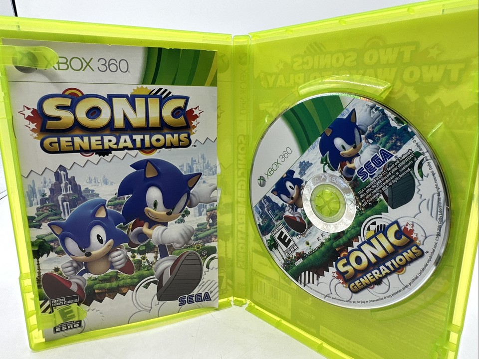Sonic Generations (Microsoft Xbox 360, 2011) Complete Tested ...
