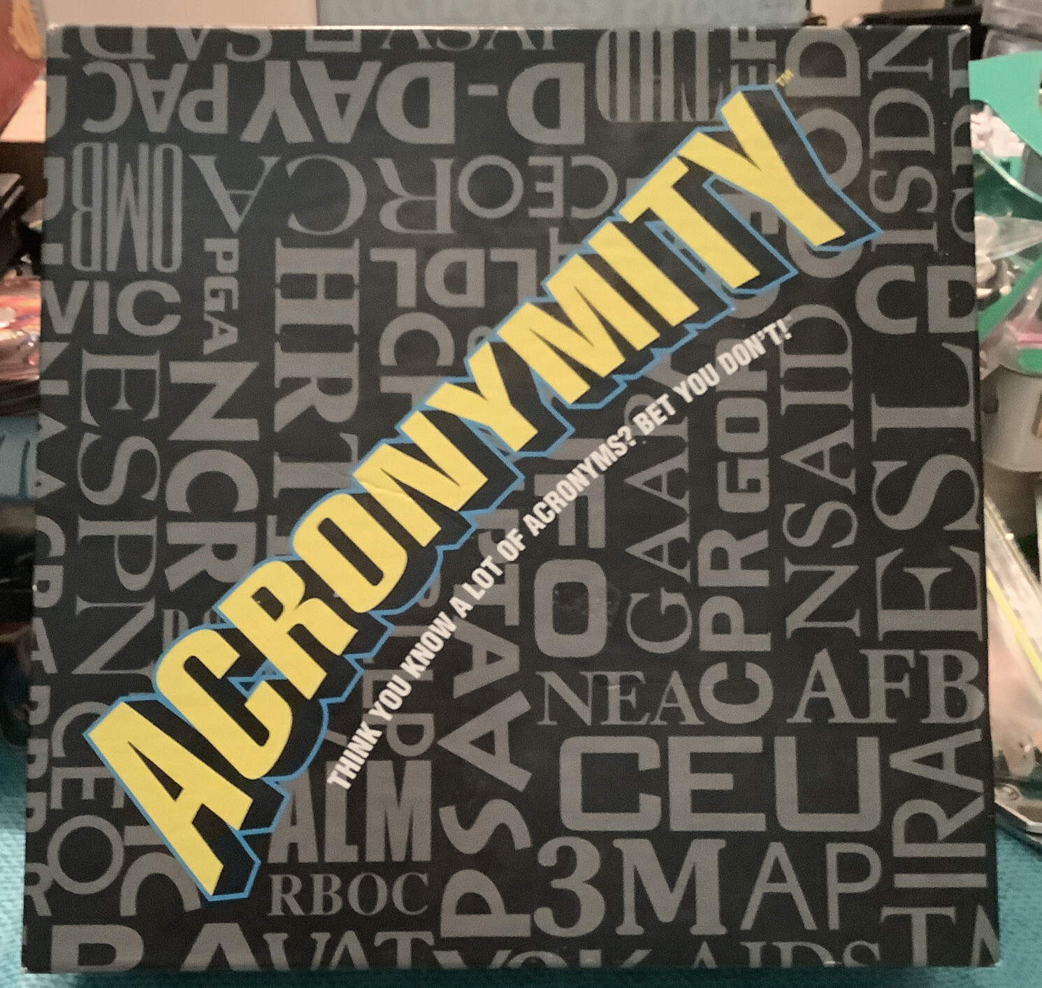 Acronymity the Game of Acronyms Board game , Family time , Smart ...