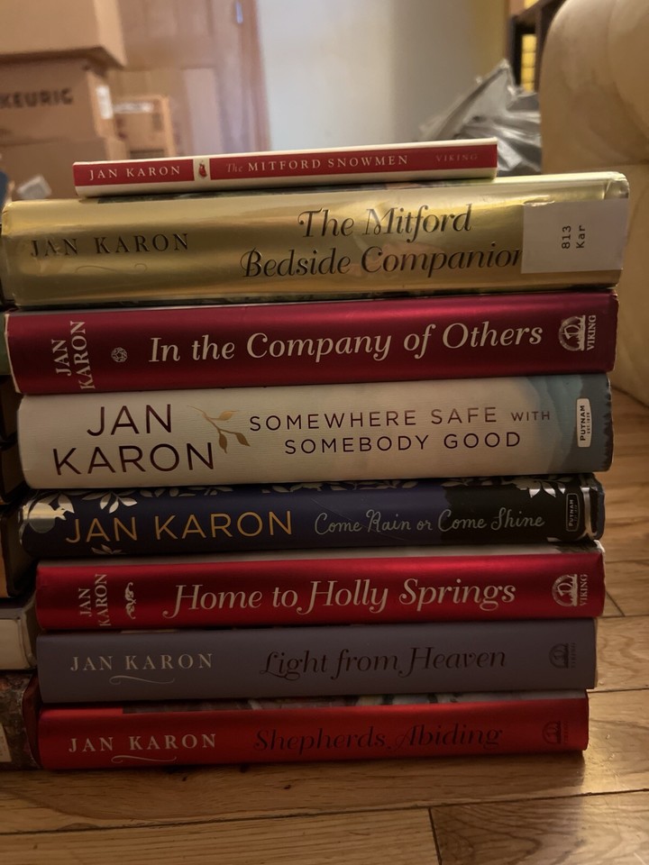 Jan Karon 15 Mitford Years Series HC books Complete Father Tim Snowmen ...