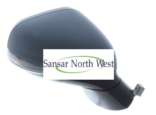 Ford Fiesta - Drivers Side Electric Heated Door Mirror In Primer O/S ...