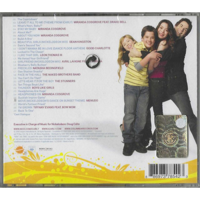 iCarly: Music from and Inspired by the Hit TV Show by Original TV ...