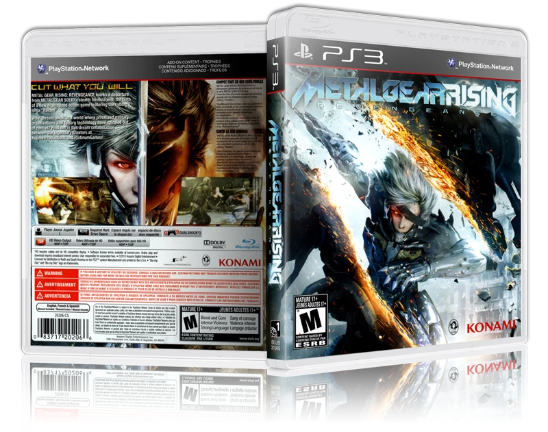 Metal Gear Rising Revengeance Box Art