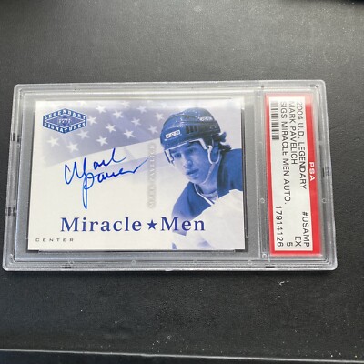2004-05 Upper Deck Legendary Signatures Autograph #USA-MP Mark Pavelich ...