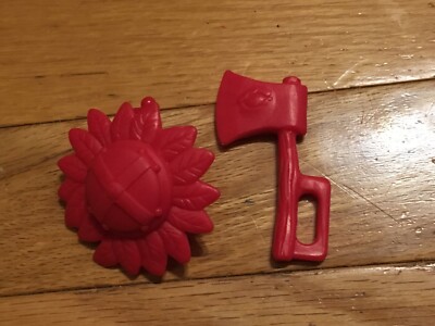 Power Rangers Weapon PETE and REPEAT Red Axe + Shield Original Figure ...