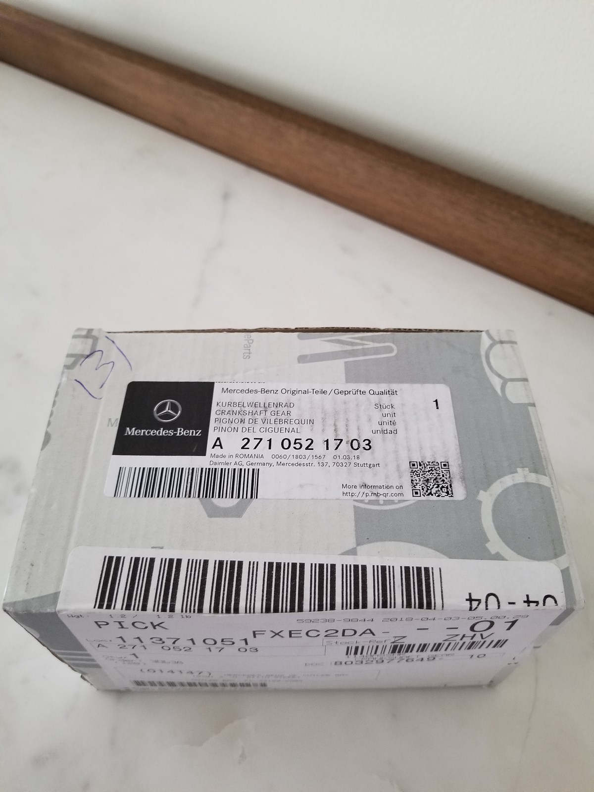 NEW/OEM Mercedes W203 C200-230 03-05 Engine Timing Crankshaft Gear ...