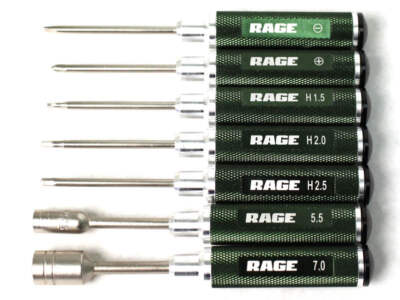Rage RC 1500 Compact 7 Piece Machined Tool Set with Case | eBay