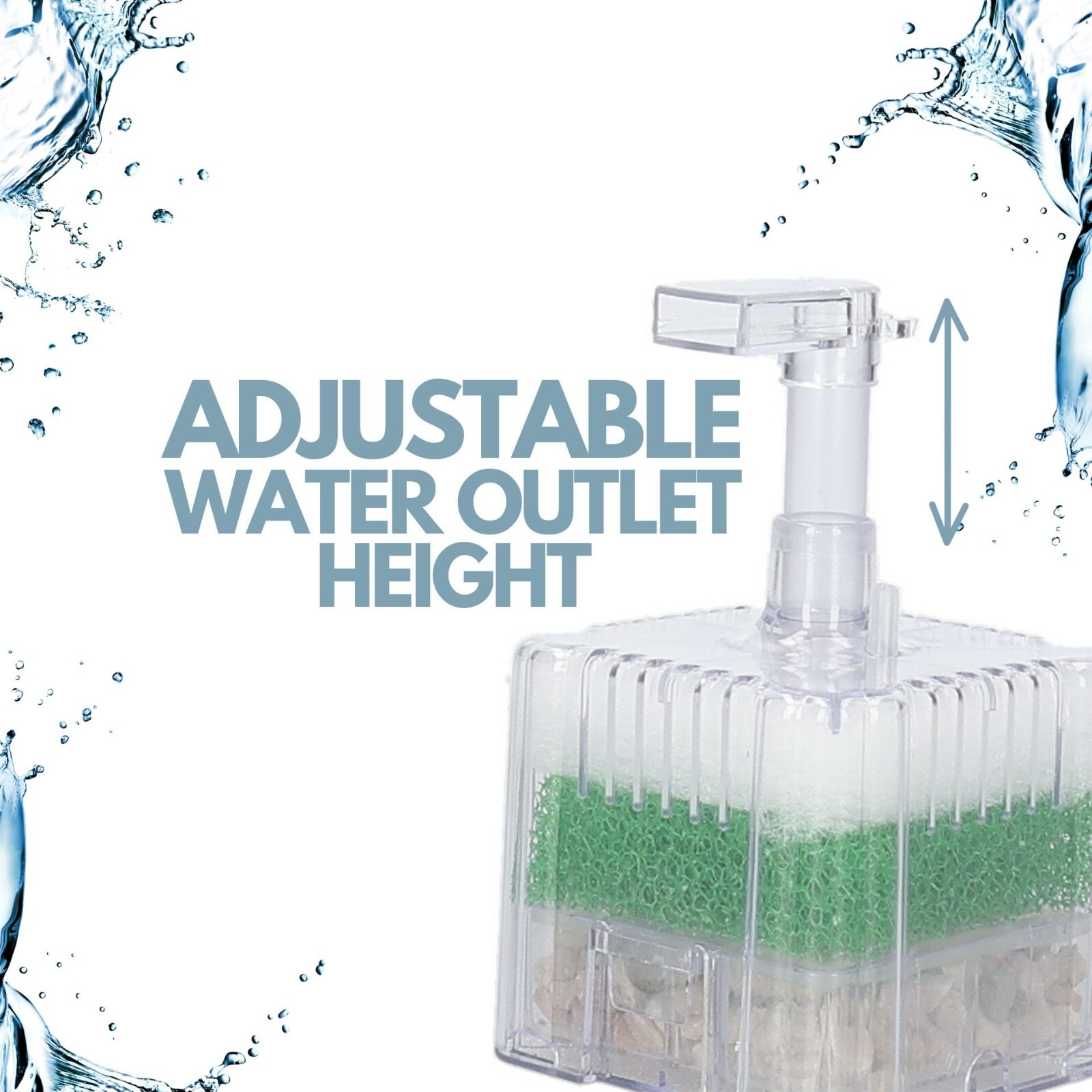 Air Driven Sponge Filter For Aquarium Fish Tank Bio Foam Breeding ...