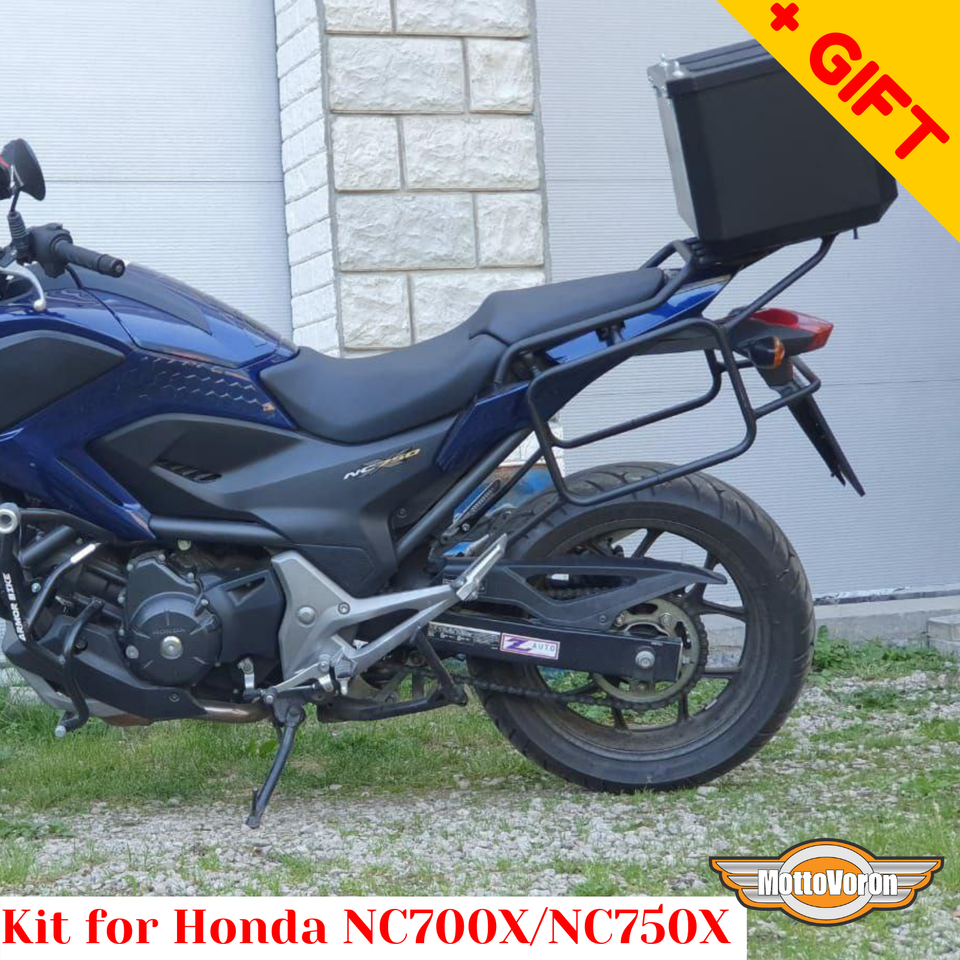 For Honda NC750X Crash bars NC700X Rack luggage system NC750XA NC700XA ...