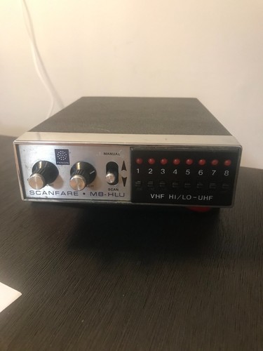 Scanfare M8-HLU VFH HI/LO-UHF Vintage Crystal Scanner | eBay