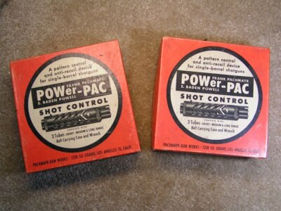 Vintage 40's Pachmayr 20 Gauge Power Pac 3 Choke System ! Complete ...