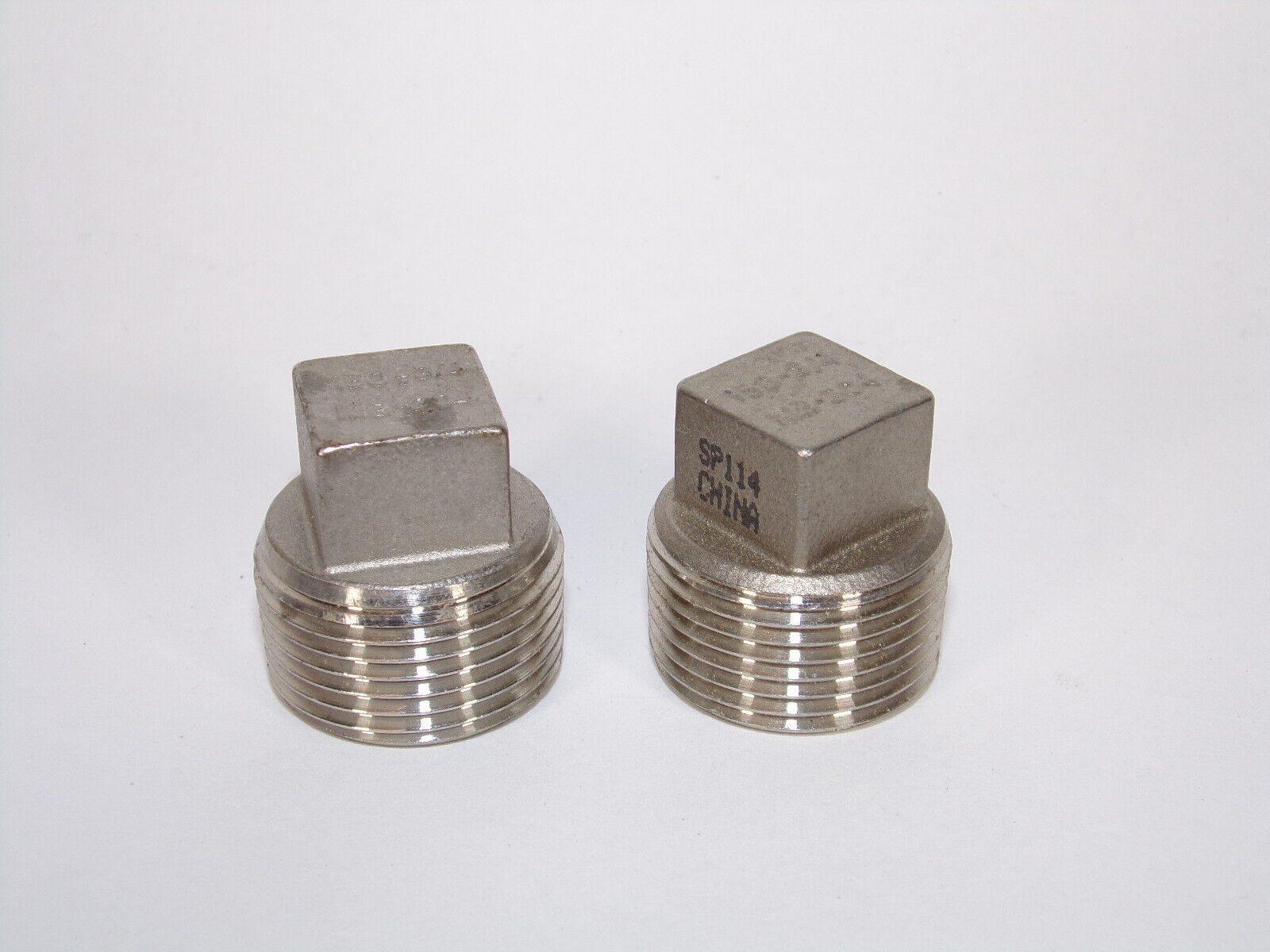 3/4" Square Plug 304 Stainless Steel 150# 150-3/4 MB-304 (Set of 2) | eBay