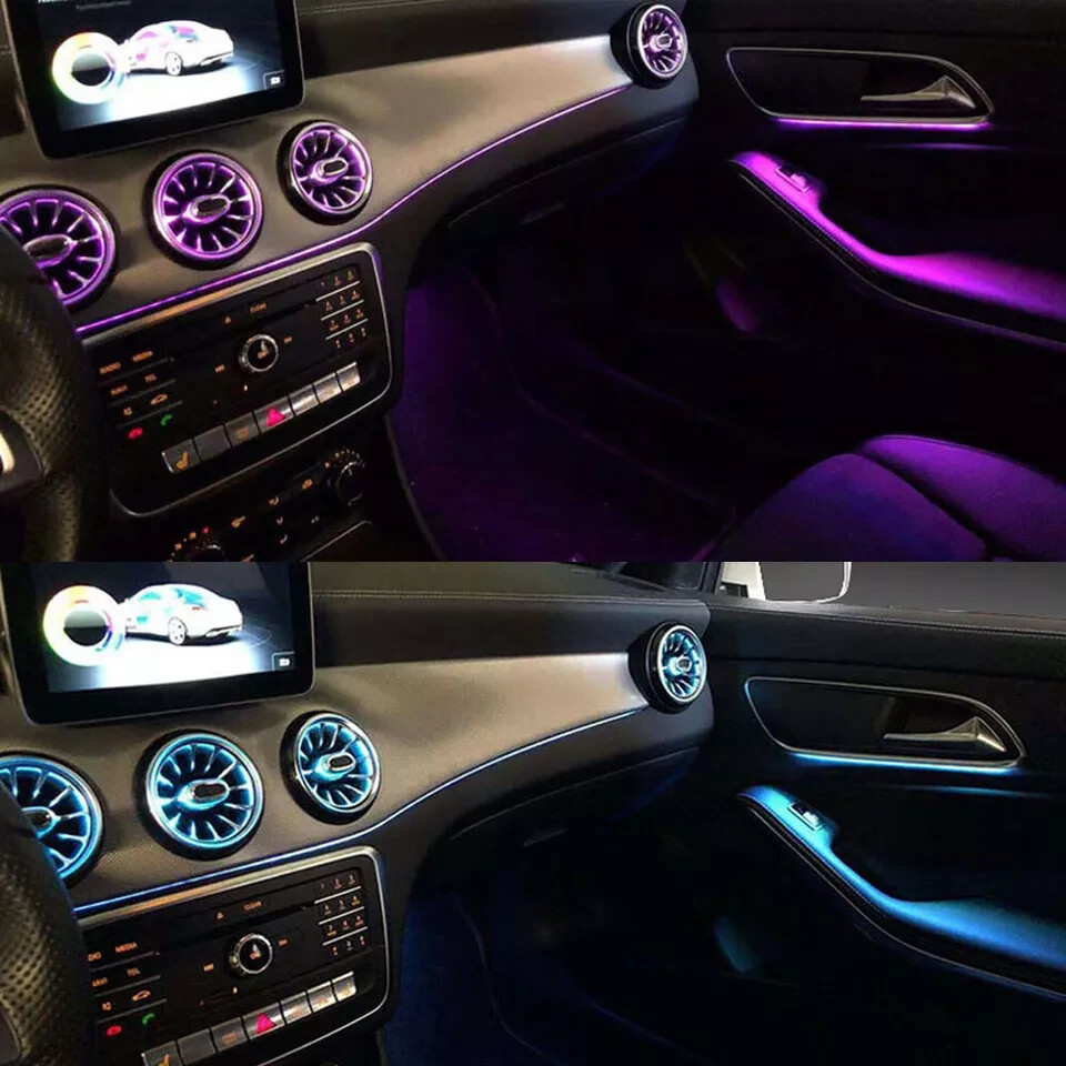 Air Vent LED Ambient Light Atmosphere Lamp For Mercedes-Benz CLA W117 ...