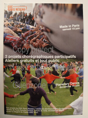 CDC PARIS RESEAU PLANETARY DANCE MADE IN PARIS pub carte postale | eBay