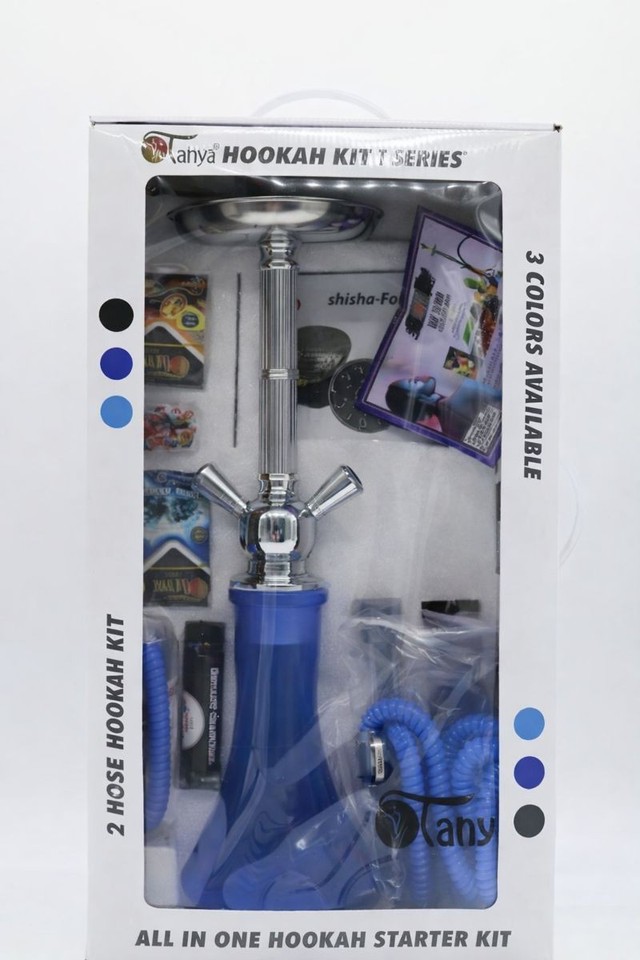 TANYA HOOKAH KIT V5 – 2 HOSE | 31" BLUE | ONLY $49.99 – FREE SHIPPING ...