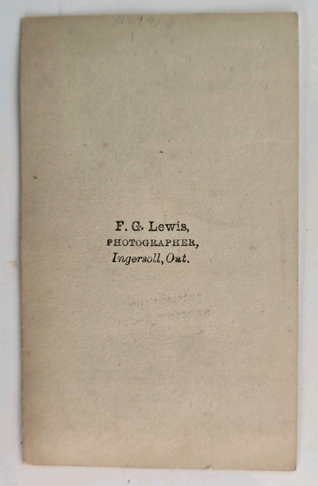 Antique CDV Photo Victorian Couple Man Woman Fashion Lewis Ingersoll ...
