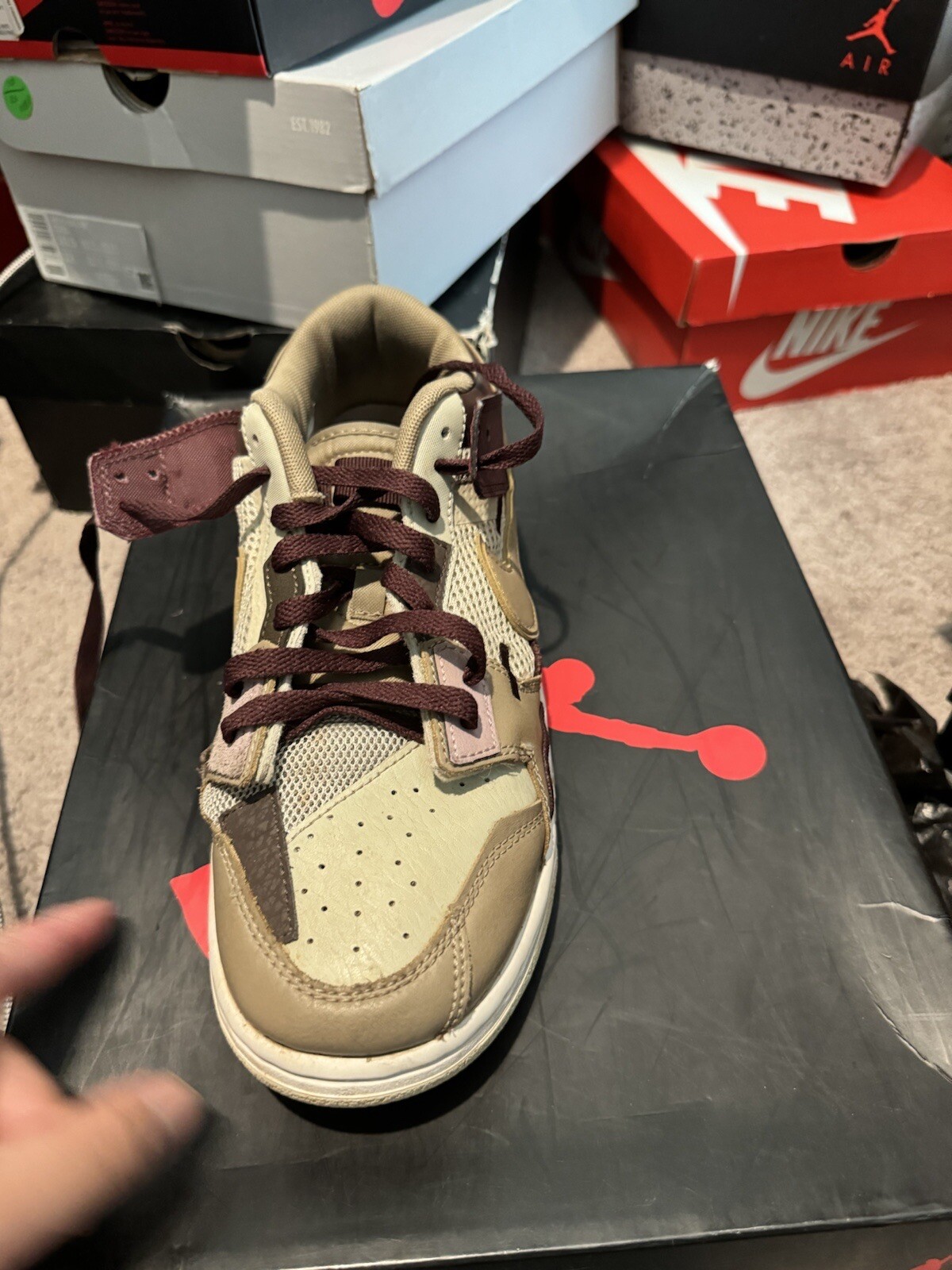 Size 9 - Nike Dunk Scrap Latte for sale online | eBay