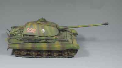 Homemade 1/35 WWII Germany The King Tiger Heavy Tank Painted Finished ...