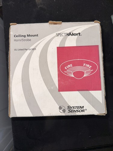 NEW SYSTEM Sensor SPECTRALERT Ceiling Mount Horn/Strobe PC2475 | eBay