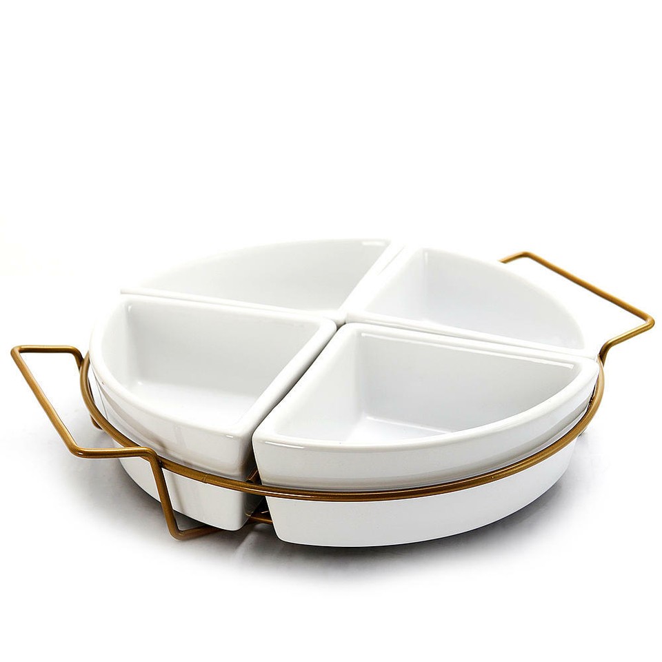 Perfect Serving Porcelain Sets 3 Tier Serving Tray Platter Bowls ...