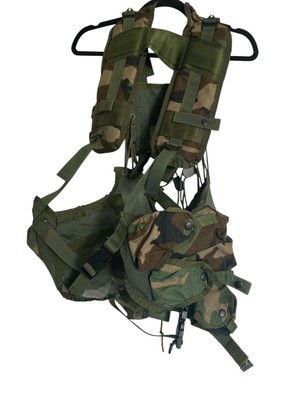 US Military Issue Tactical Load Bearing Vest (LBV) Woodland Camo, Mesh ...