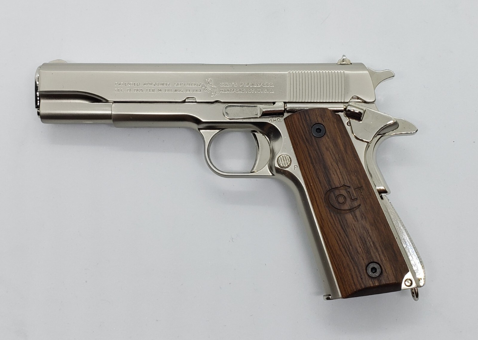 2025 ALLOY ARMY 1911 Shell Eject COLT 45 COLLECTORS Toy Gun 1:2 Mini ...