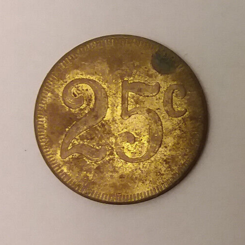 Vintage 25 Cent Trade Token 25mm | eBay